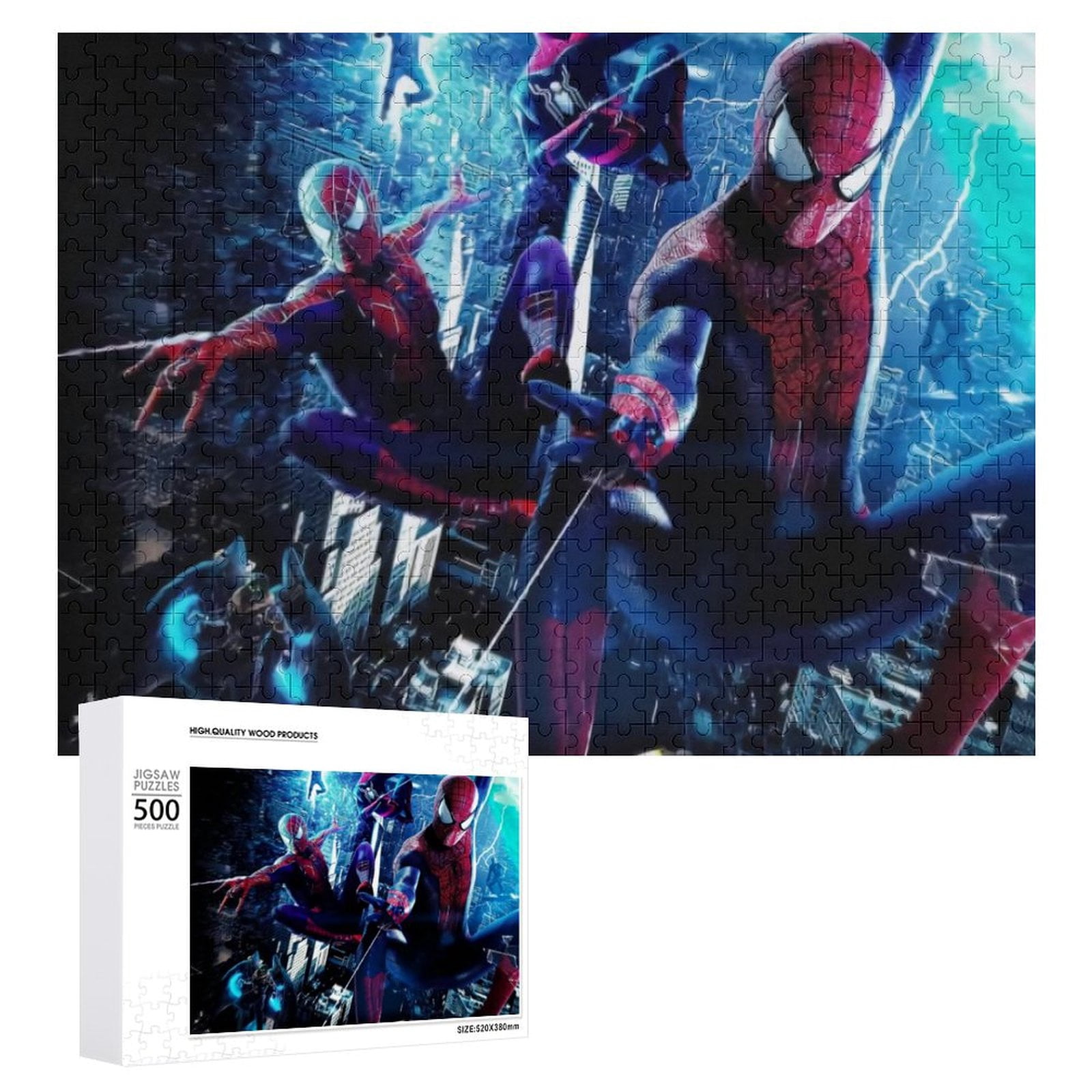 Spider-Man Art Omnibus Puzzles,Puzzles for Adults 500 Pieces,Wooden ...