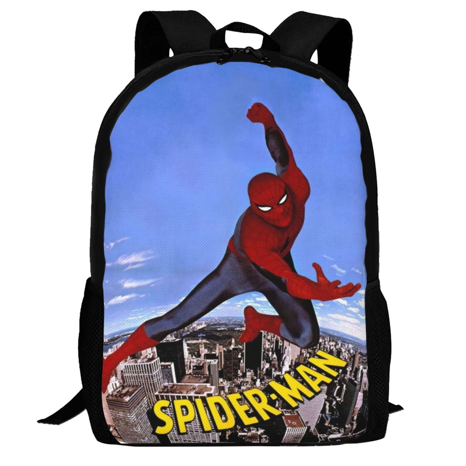 Spider Man Backpack3d Print Laptop Backpack Lightweight Casual Daypack Bookbag Multi Function
