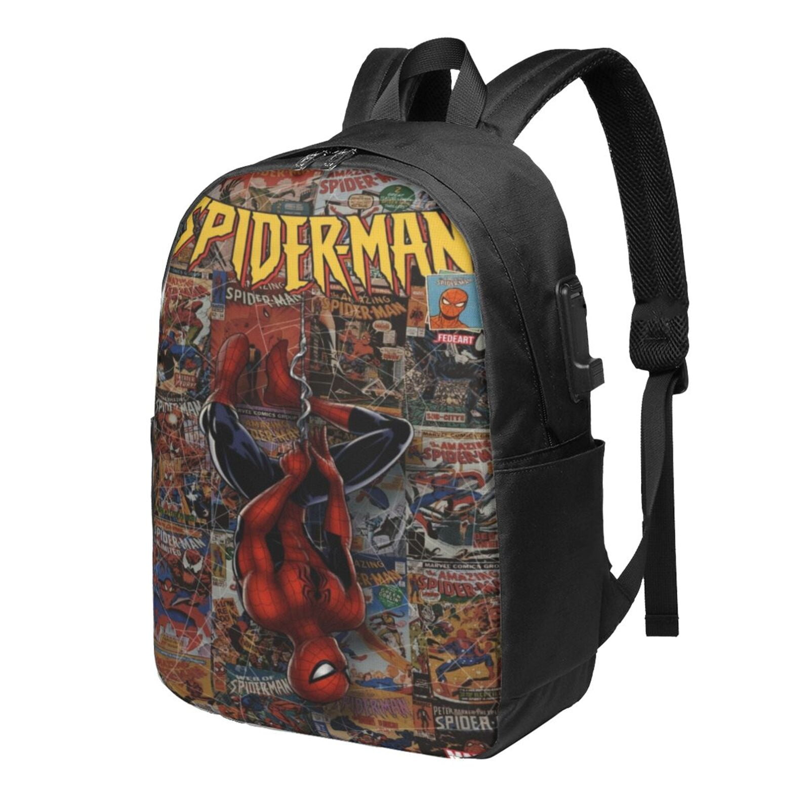 Spider Man Backpack Fashion Travel Backpack Laptop Backpack 17 Inch ...