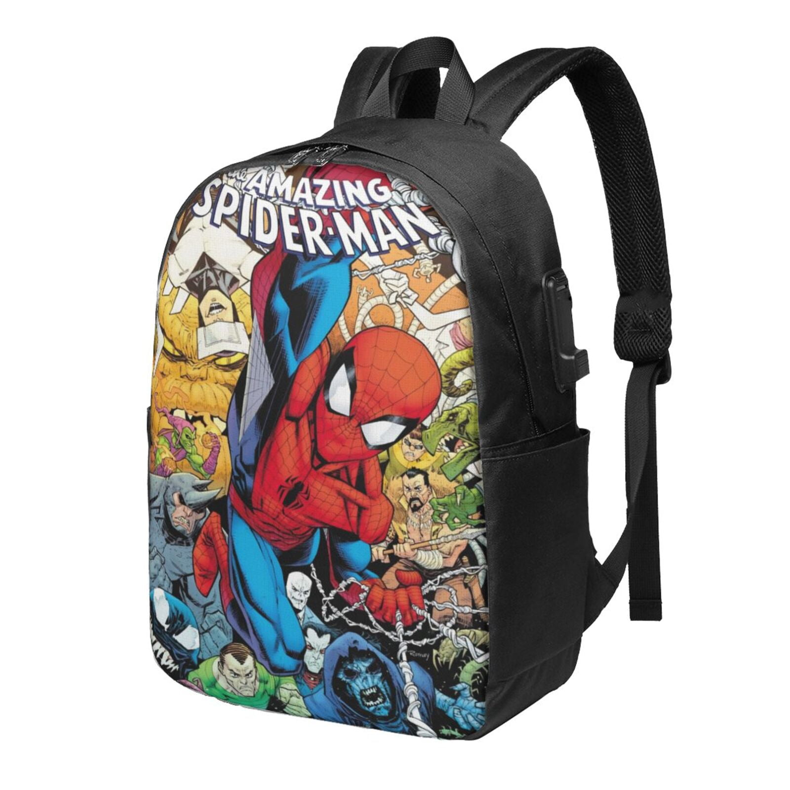 Spider Man Backpack Fashion Travel Backpack Laptop Backpack 17 Inch ...