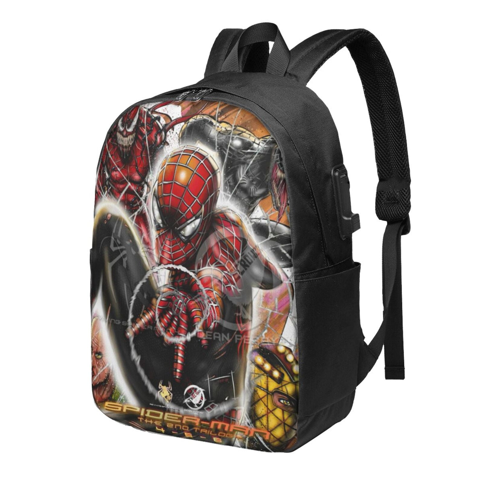 Spider Man Backpack Fashion Travel Backpack Laptop Backpack 17 Inch ...