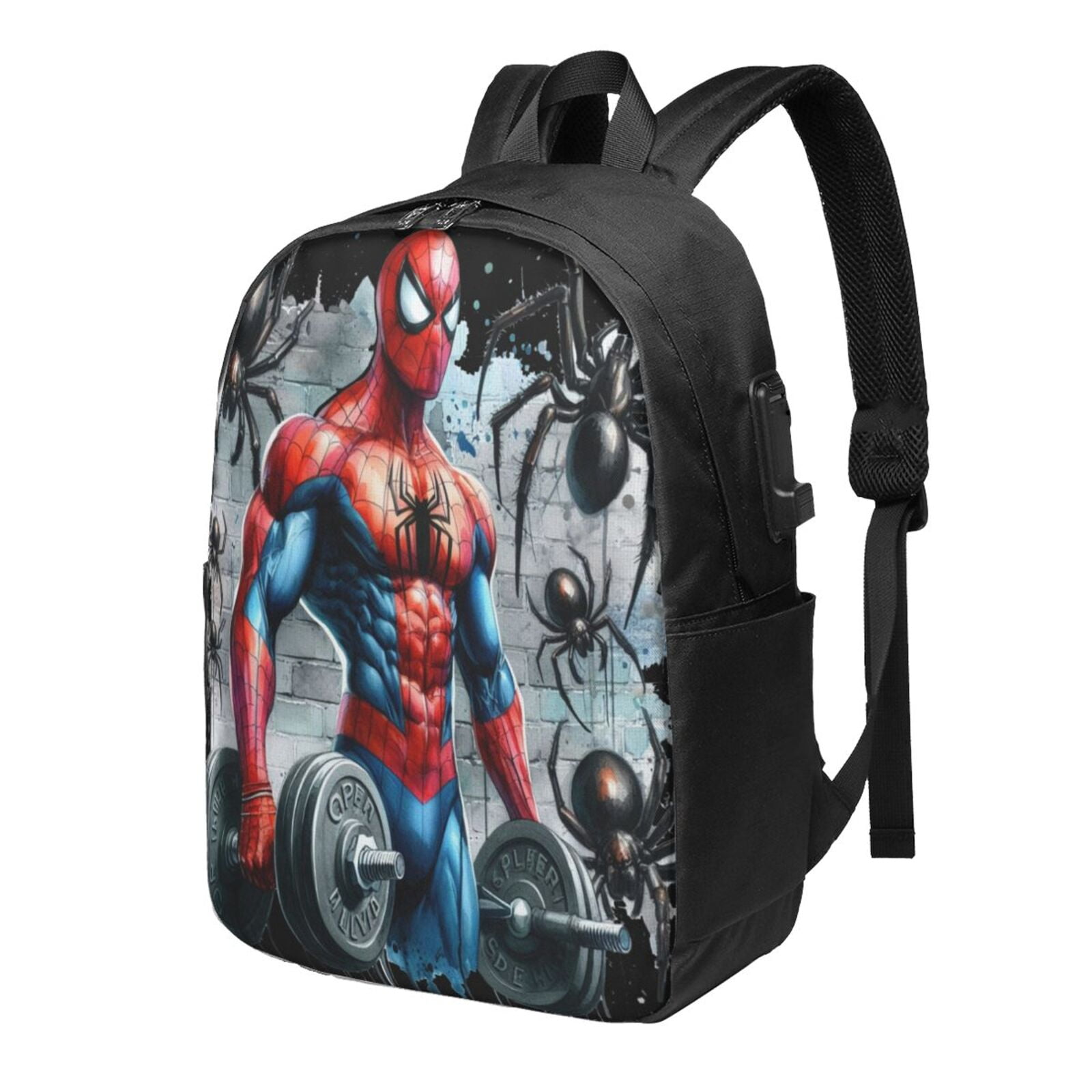Spider Man Backpack Fashion Travel Backpack Laptop Backpack 17 Inch ...