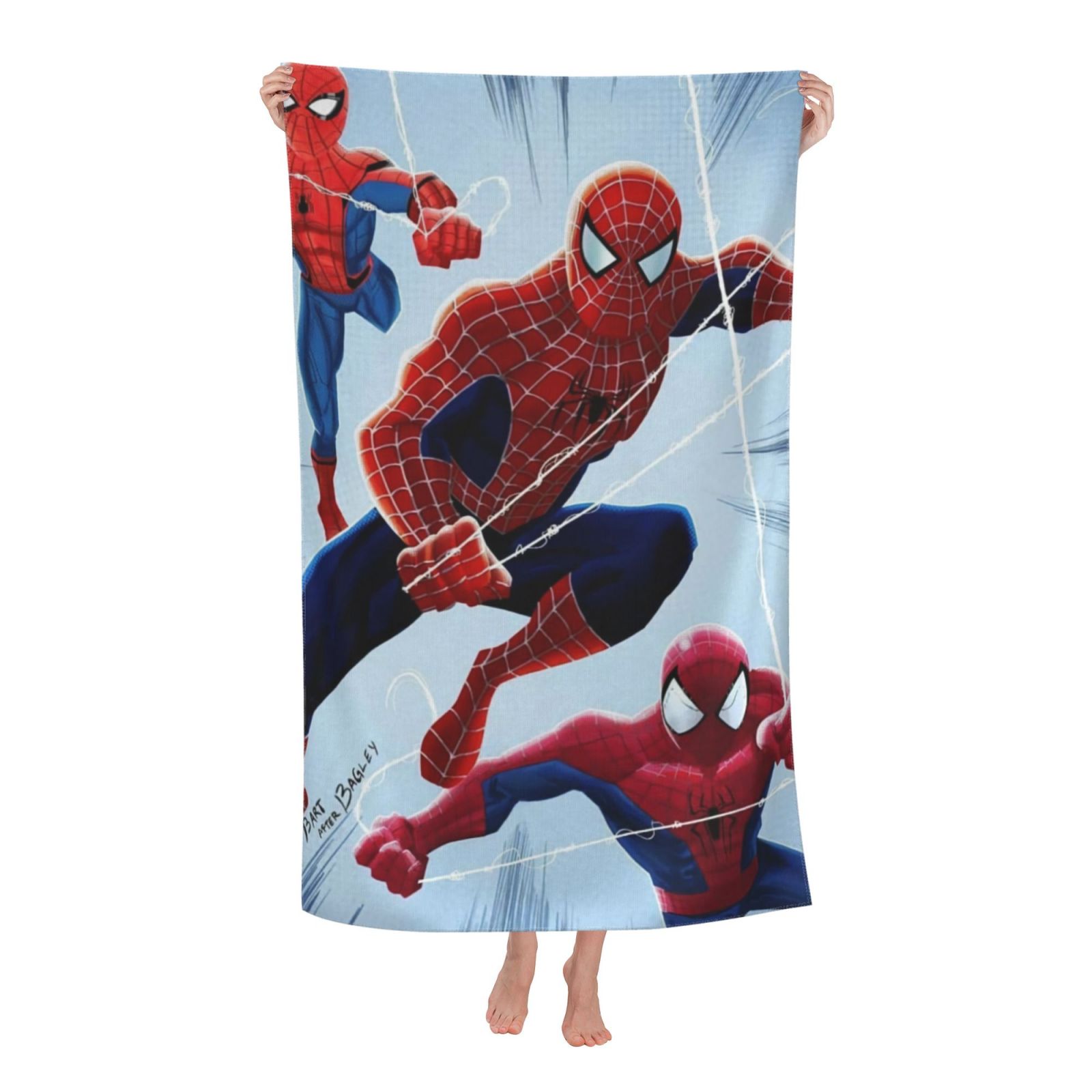 Spider-Man Bath Towels for Kids Adults,Spider-Man Beach Towel,Soft ...