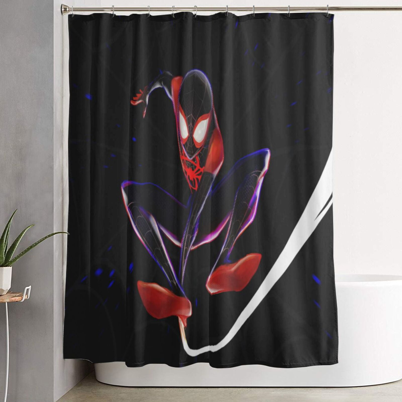 Spider-Man Bathroom Shower Curtain Liner Polyester Shower Curtain ...