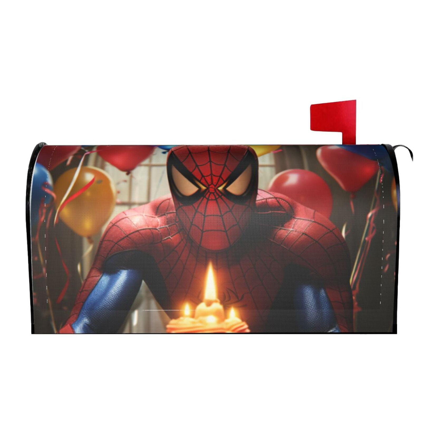 Spider-Man Birthday Cartoon Character Mailbox Cover Magnetic Standard ...