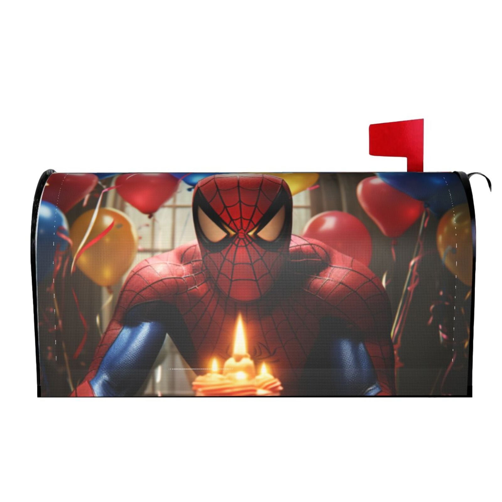 Spider-Man Birthday Cartoon Character Mailbox Cover Magnetic Standard ...