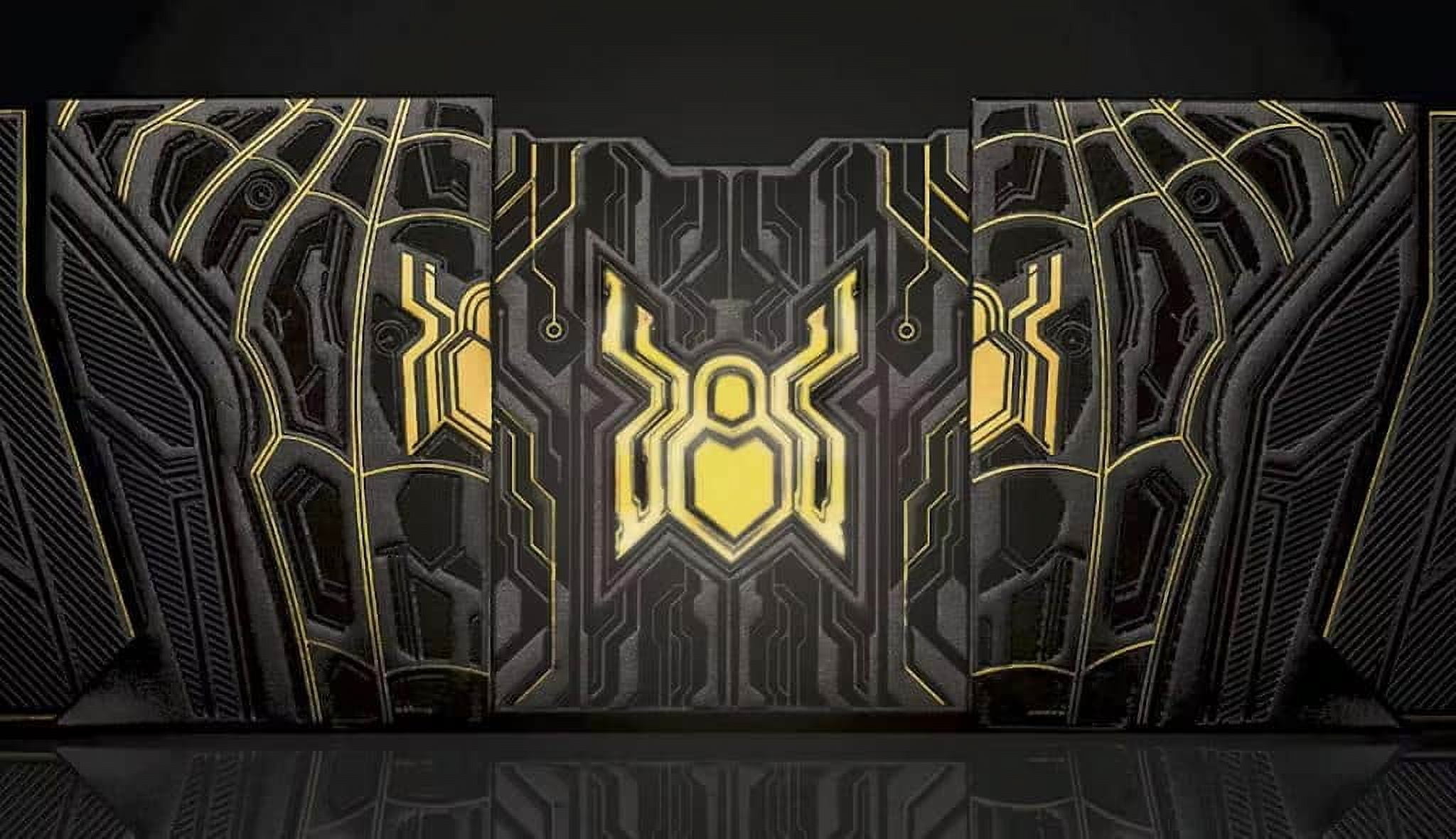 Spider-Man Black & Gold Playing Cards (PVC Gold Gilded Edition) by Card ...