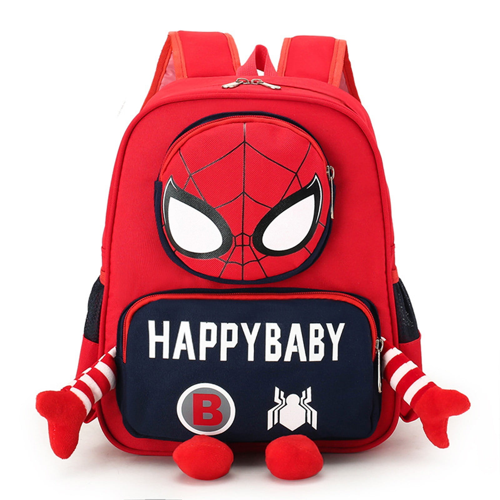 Spider-Man Bookbag, 13in Spider-Man Travel Backpack, Spider-Man Hiking ...