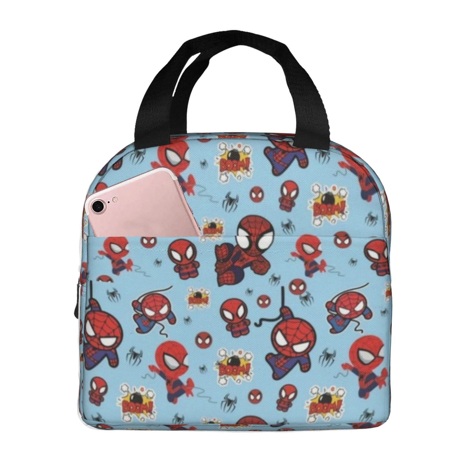 Spider-Man Boom Smiley Lunch Box for Women & Men Adult Insulated Lunch ...