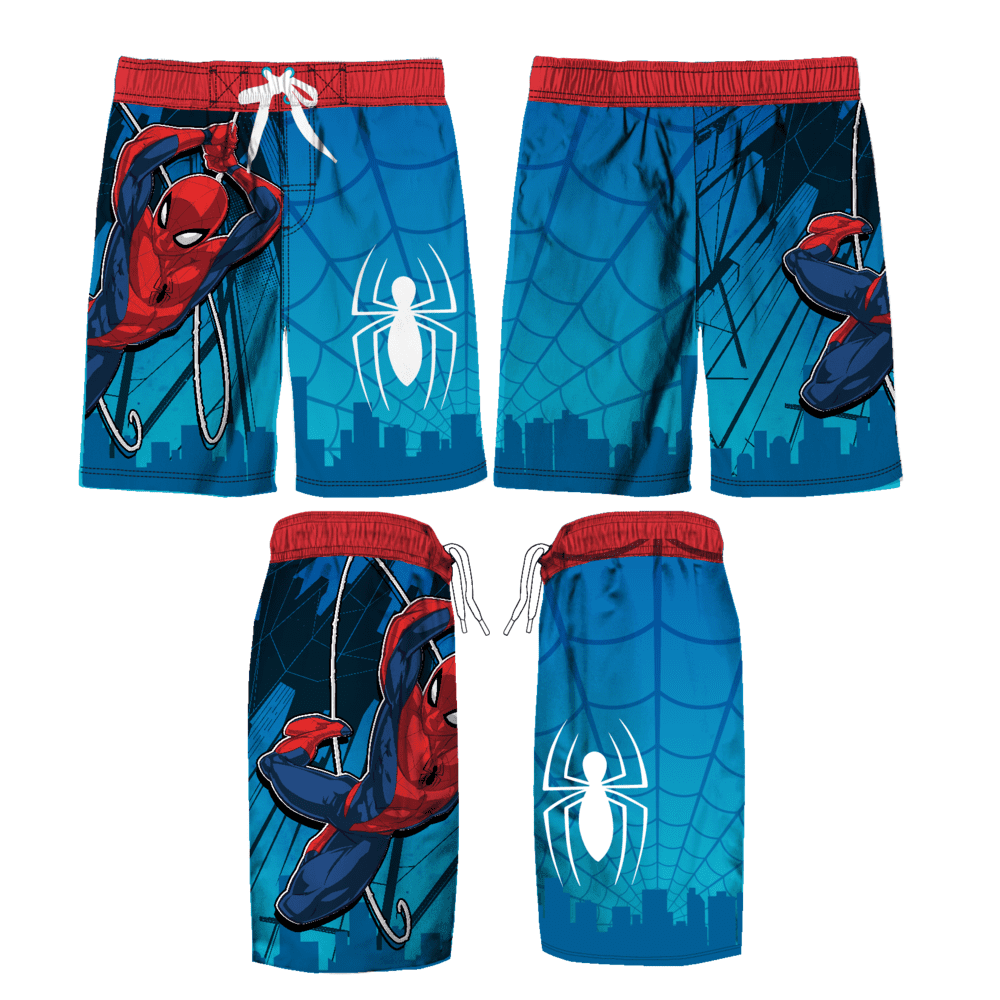 Spider-Man Boy Swim Trunks Bathing Suit for Boys Red - Walmart.com