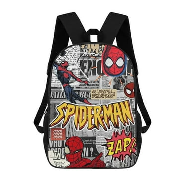 Marvel Spiderman backpack 16" with 3D EVA molded front pocket - Walmart.com