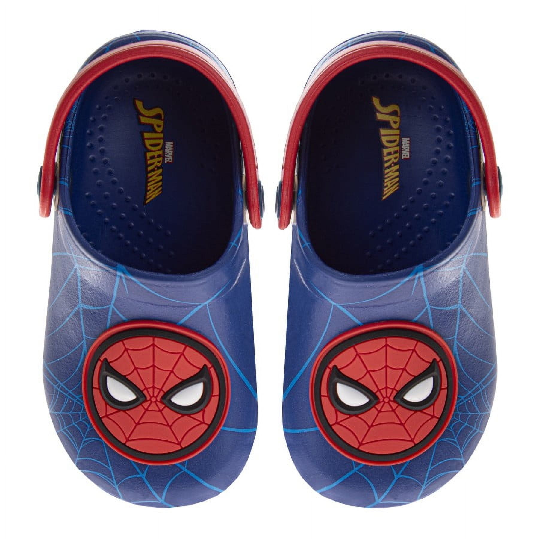 Spider-Man Boys' Clogs.(Toddler/Little Kids) - Navy/Red, Size: 7-8 ...