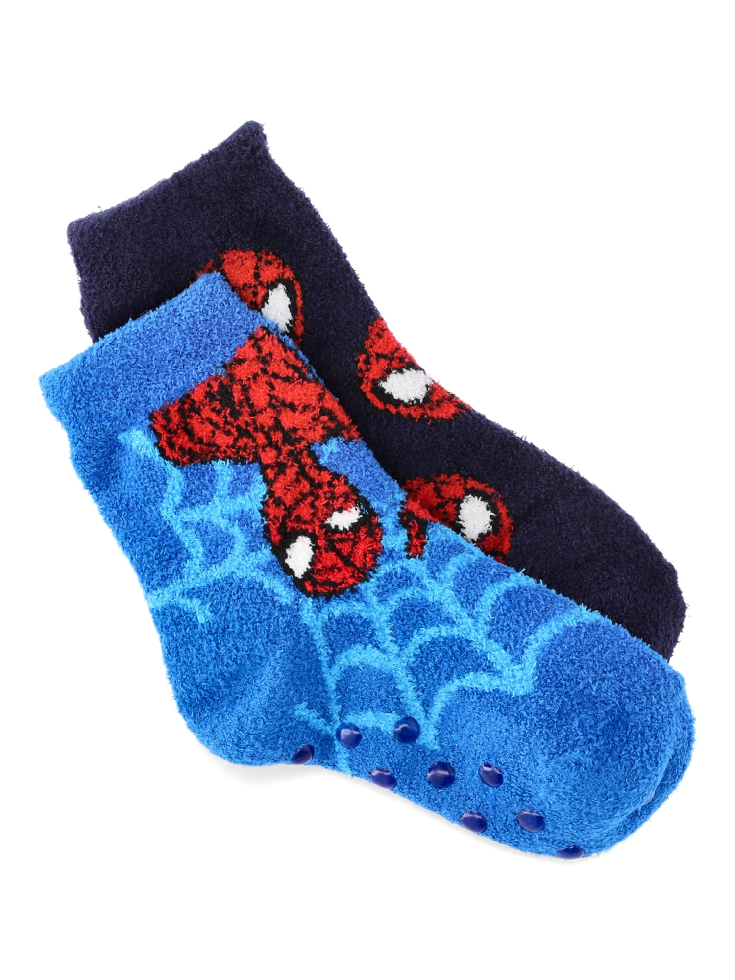 Spider-Man Boys Cozy Socks, 2-Pack, Sizes S/M-M/L - Walmart.com