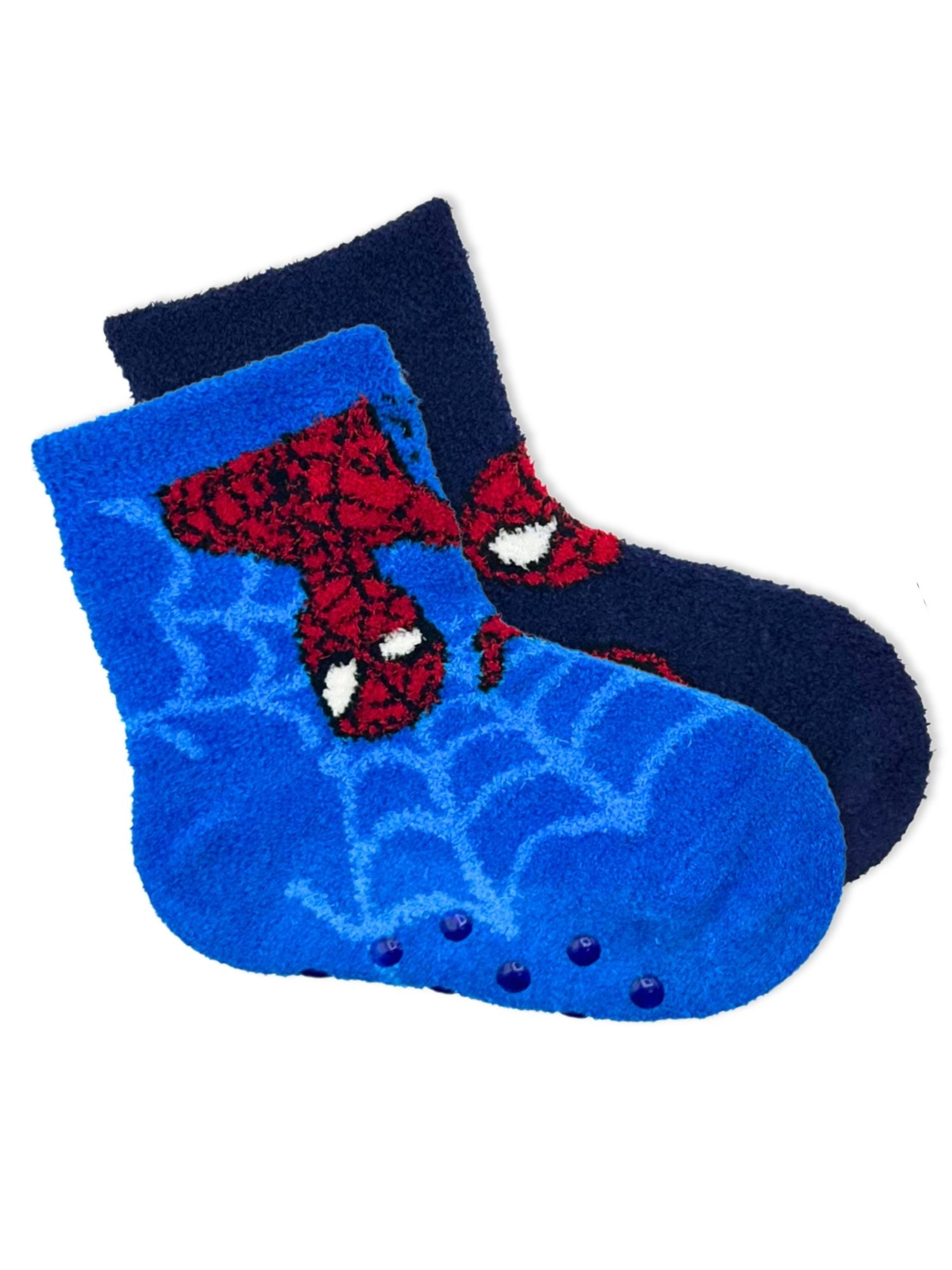 Spider-Man Boys Cozy Socks, 2-Pack, Sizes S/M & M/L - Walmart.com