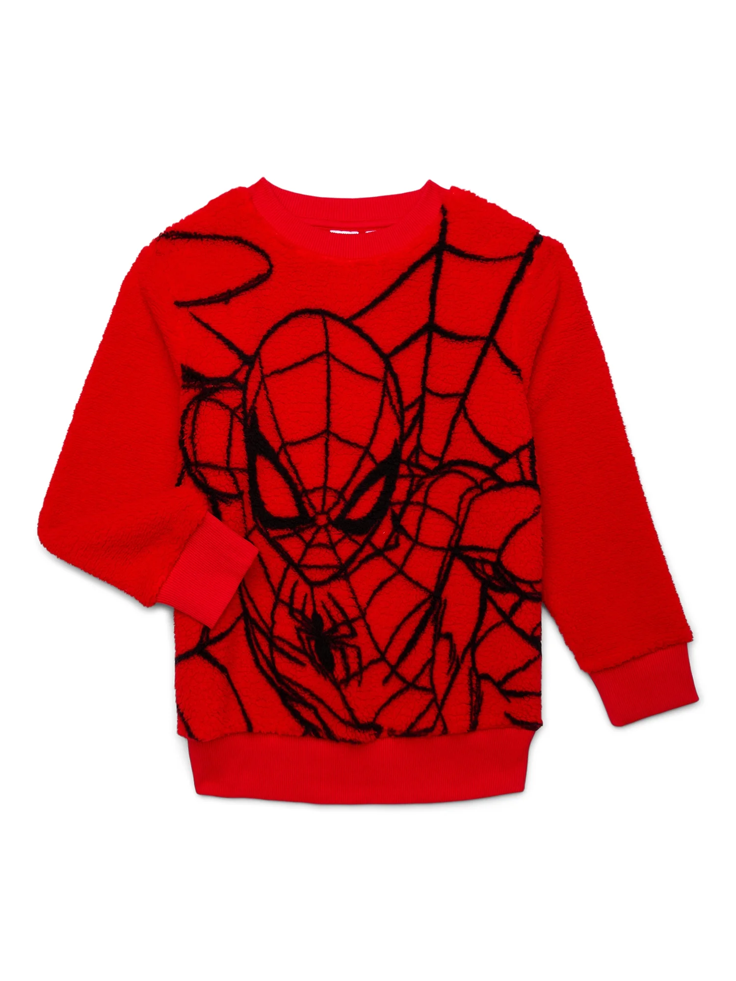 Spider-Man Boys Fleece Top with Long Sleeves, Sizes 4-18 - Walmart.com