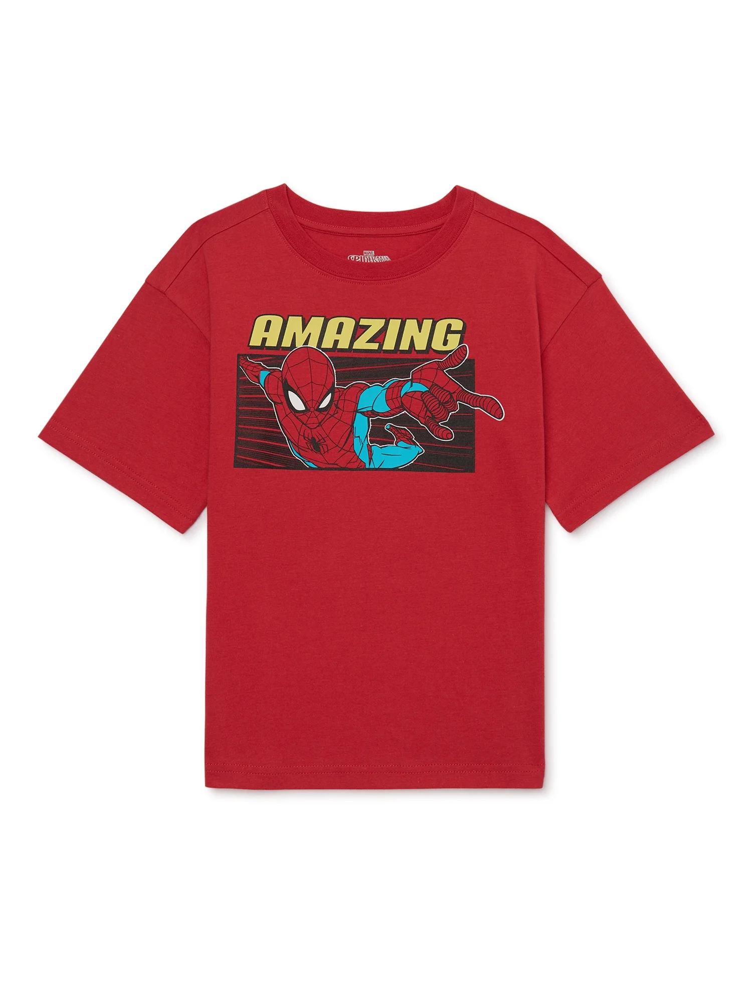 Spider-Man Boys Graphic Tee with Short Sleeves, Size 4-18 - Walmart.com