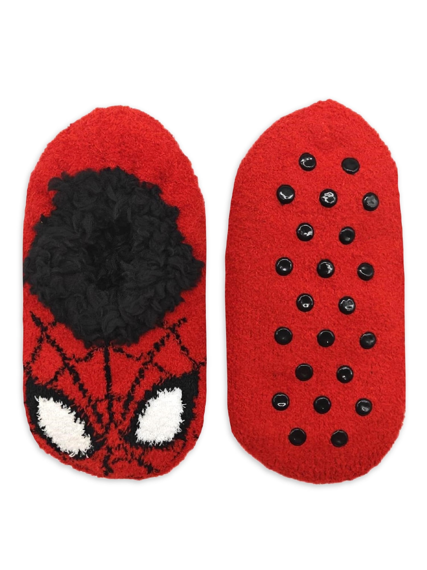 Spider-Man, Boys Slipper Socks, 1-Pack, Sizes S/M & M/L - Walmart.com