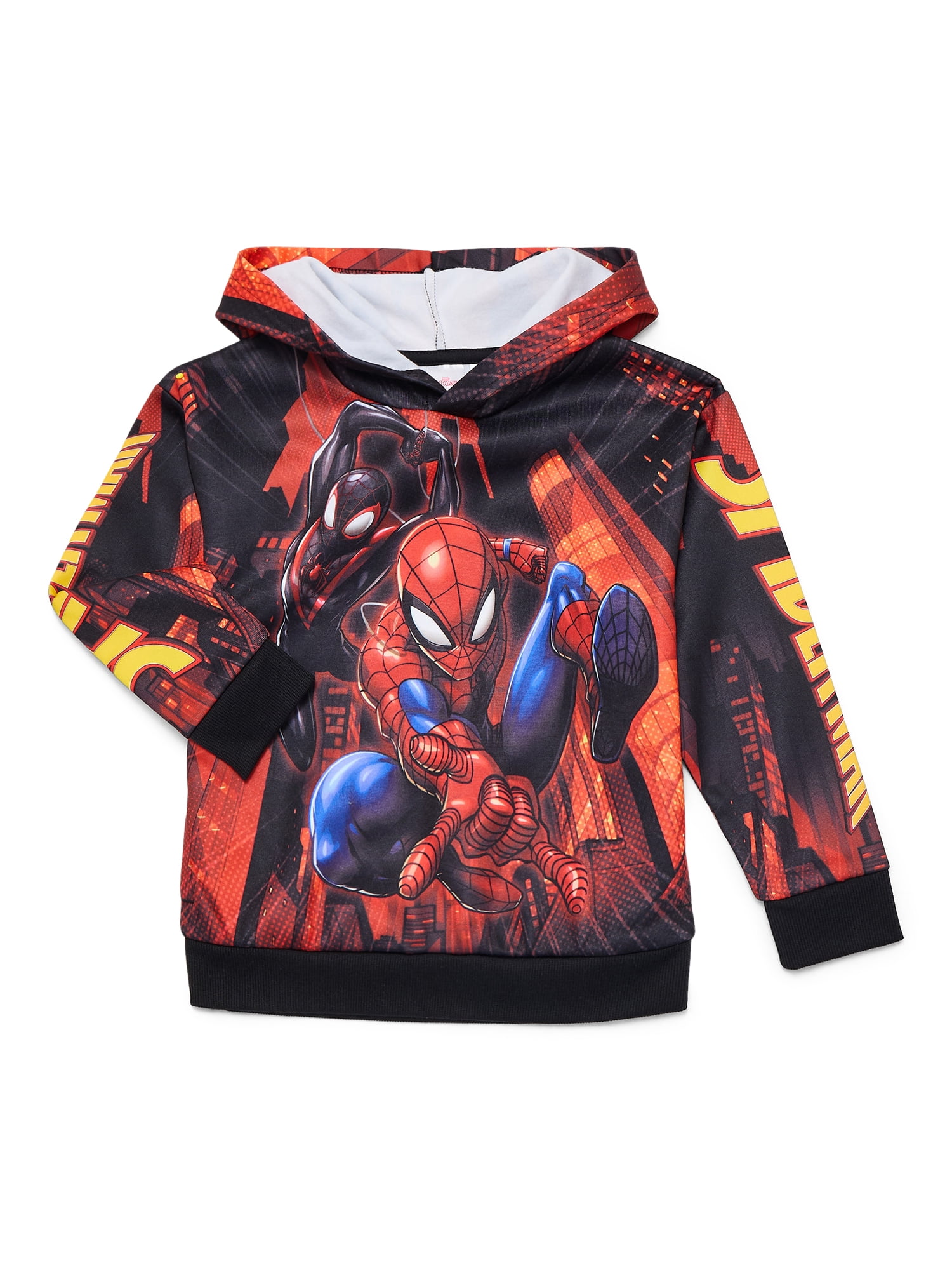 Spider-Man Boys Sublimated Graphic Hoodie, Sizes 4-18 - Walmart.com