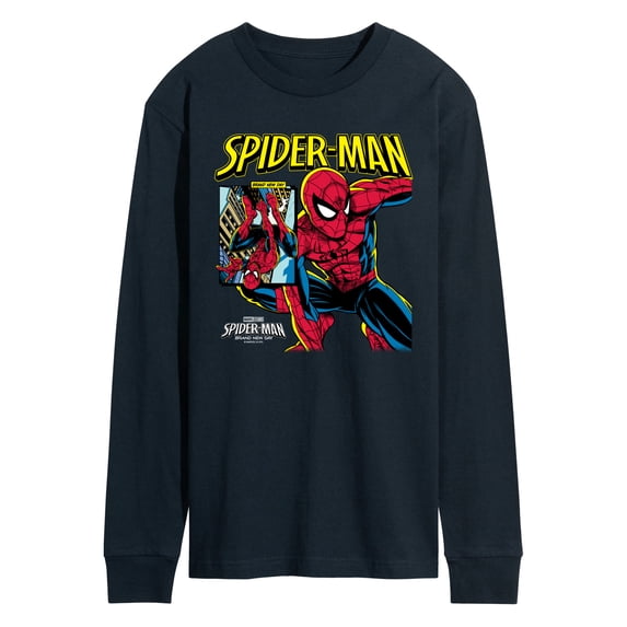 Spider-Man: Brand New Day - Comic Cover - Men's Long Sleeve Graphic T ...