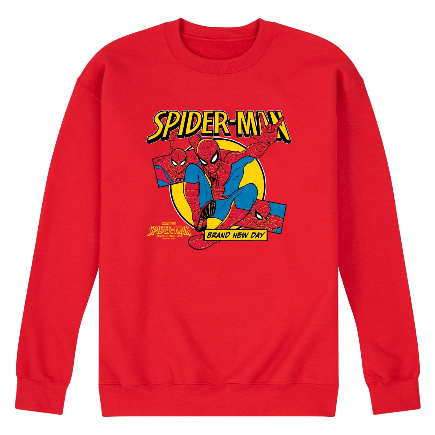 Spider-Man: Brand New Day - Comic Page - Men's Crew Fleece Sweatshirt ...