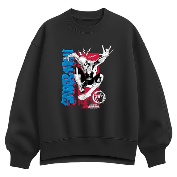 Spider-Man: Brand New Day - Halftone - Women's Oversized Fleece Crew ...