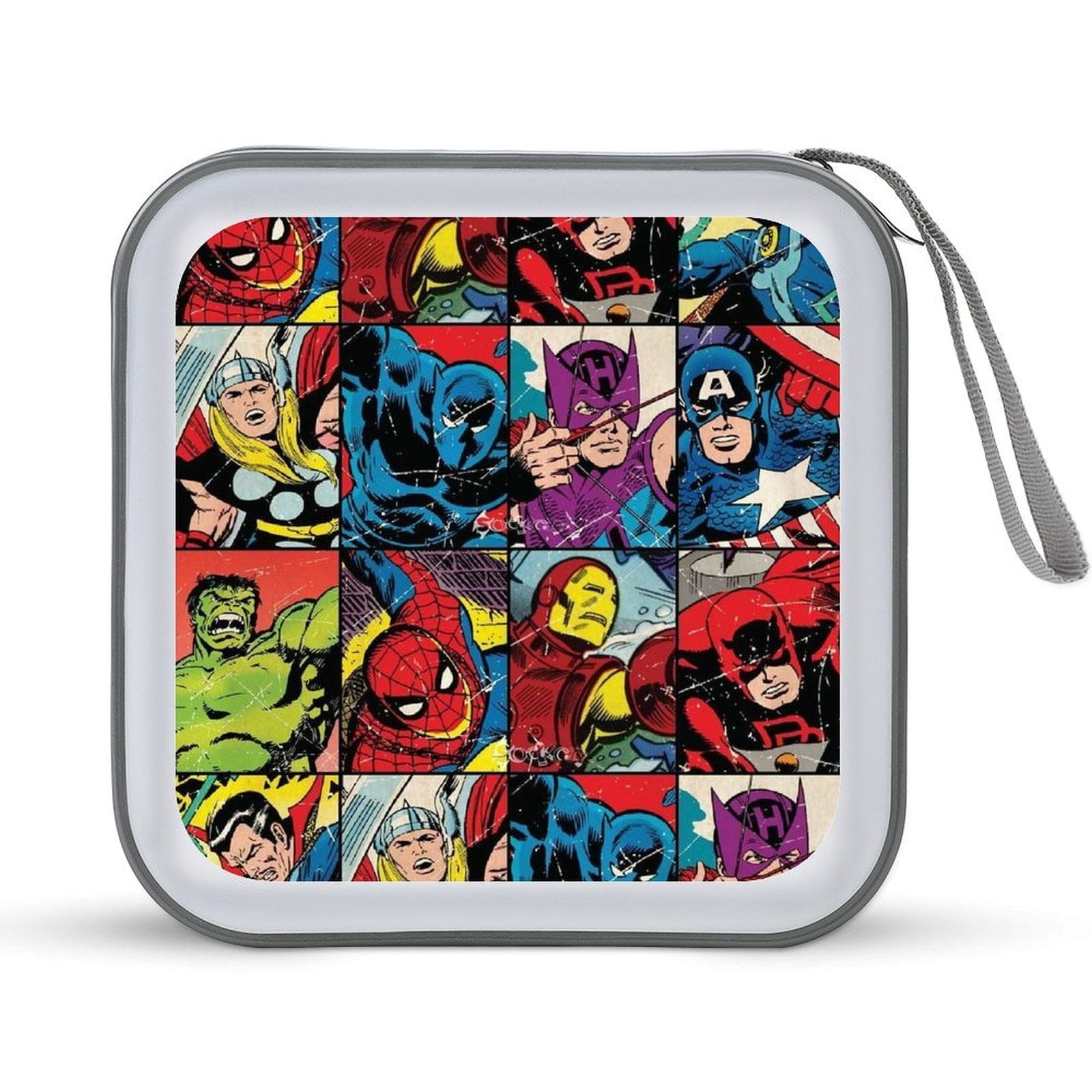 Spider-Man CD Case, 40 Capacity VCD/DVD Case Holders Wallet Hard ...