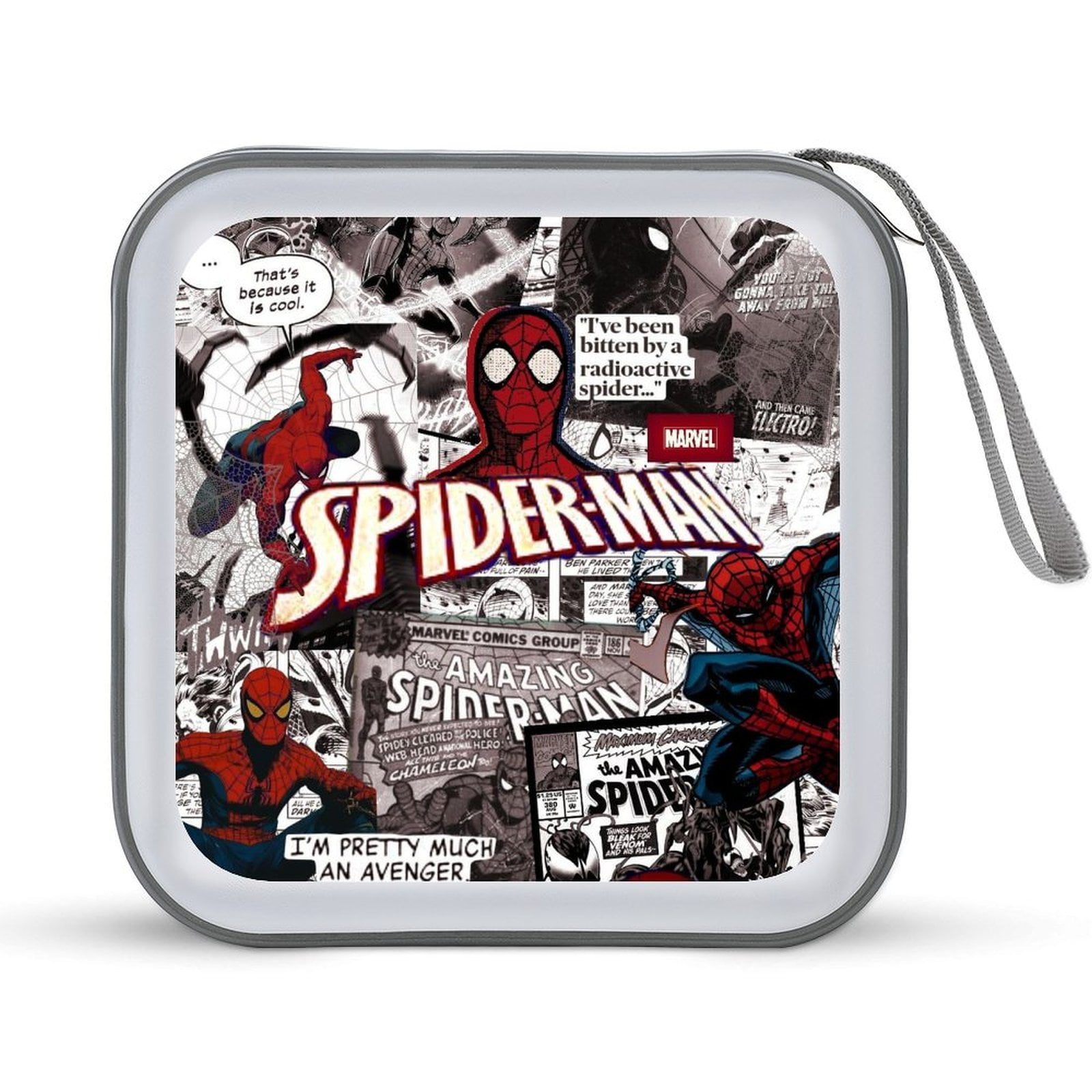 Spider-Man CD Case, 40 Capacity VCD/DVD Case Holders Wallet Hard ...