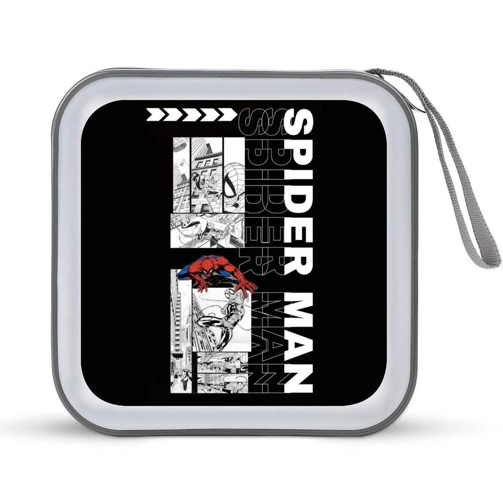 Spider-Man CD Case, 40 Capacity VCD/DVD Case Holders Wallet Hard ...