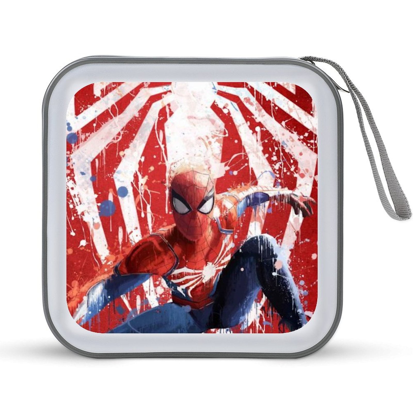 Spider-Man CD Case, 40 Capacity VCD/DVD Case Holders Wallet Hard ...
