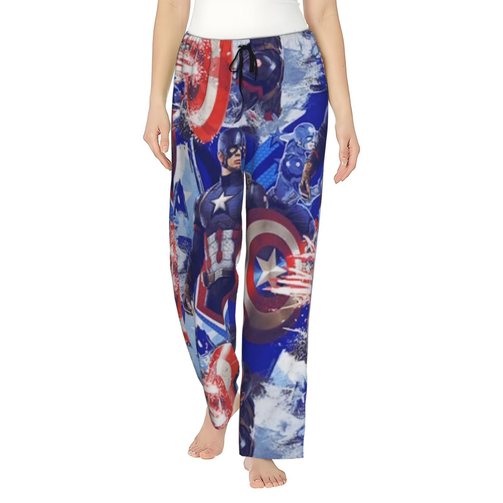 Spider-Man Captain America256 Women'S Pajama Pants，Soft Pajama Pants ...