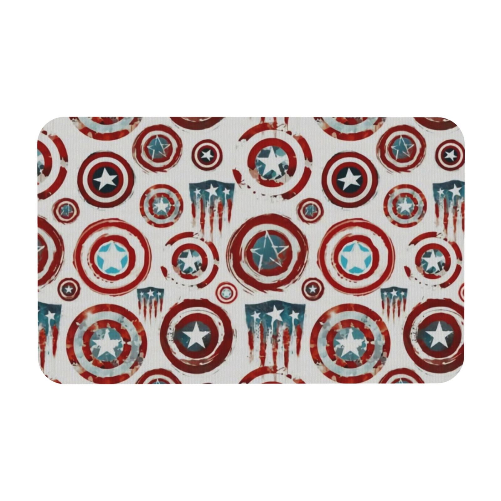 Spider-Man Captain America365 Bath Mat,Diatomite Bath Mat,Super ...