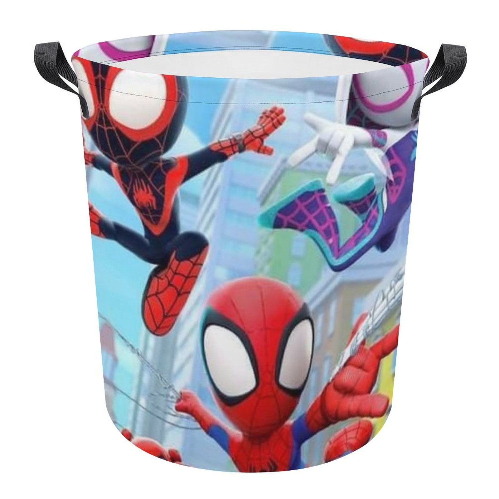 Spider Man Cartoon Kid Boys Girls Laundry Hamper,Waterproof Storage Bin ...