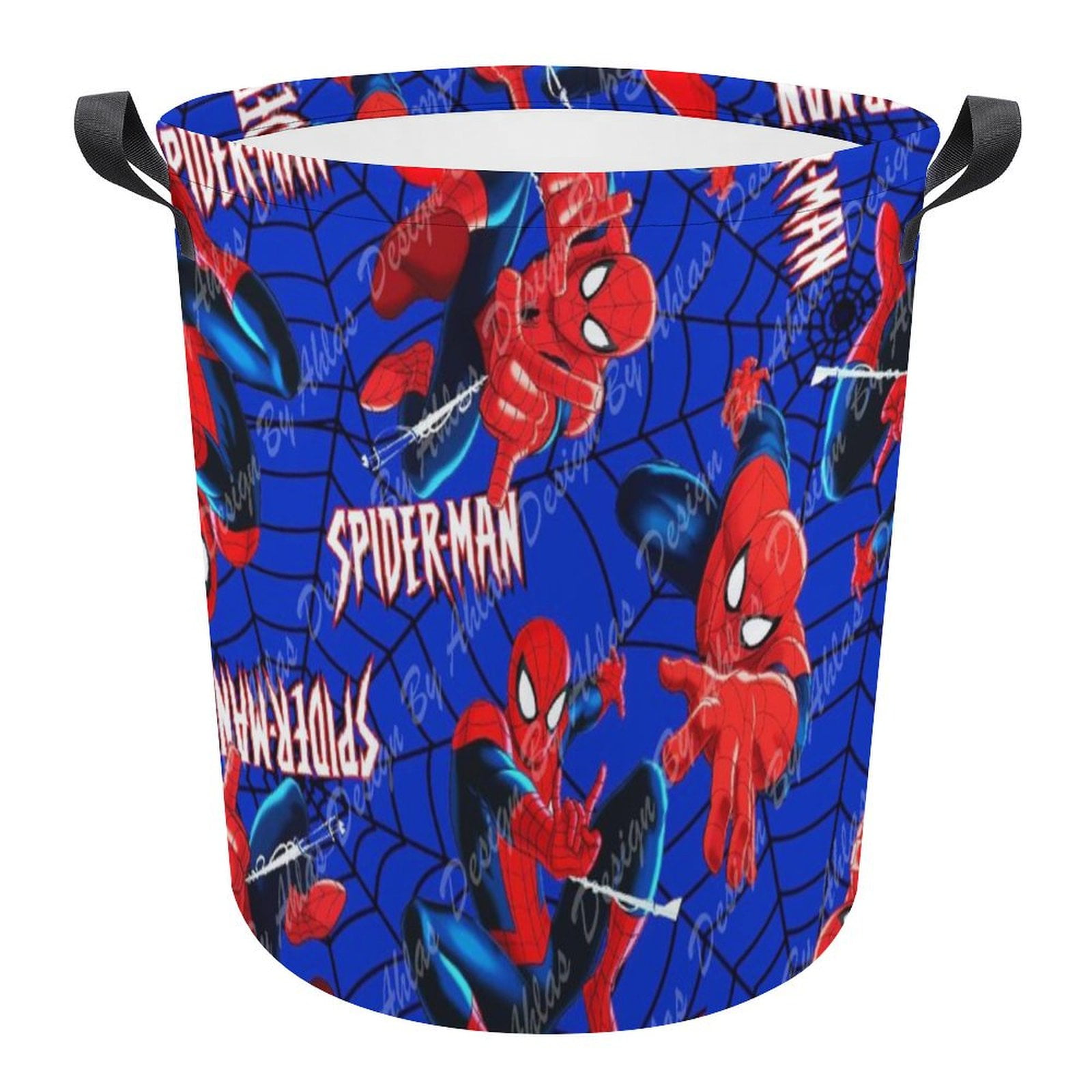 Spider Man Cartoon Kid Boys Girls Laundry Hamper,Waterproof Storage Bin ...