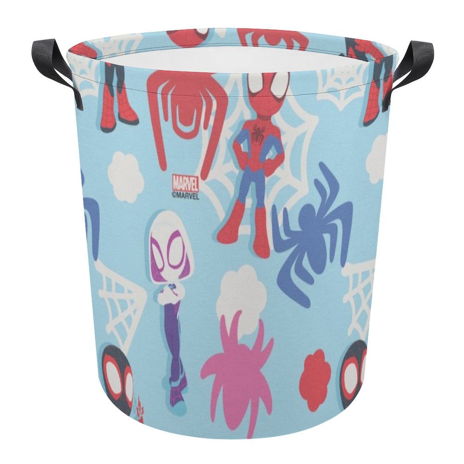 Spider Man Cartoon Kid Boys Girls Laundry Hamper,Waterproof Storage Bin ...