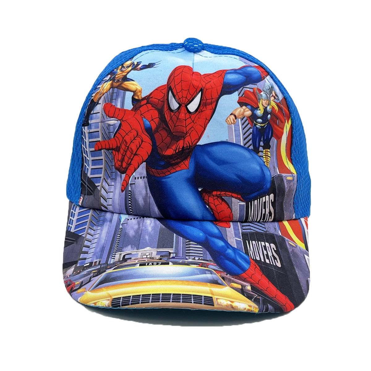 Spider-Man Cartoon Peripheral Print Baseball Cap Wide Brim Spring ...