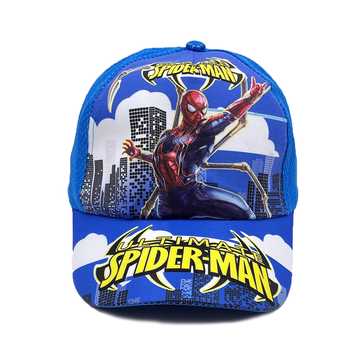 Spider-Man Cartoon Peripheral Print Baseball Cap Wide Brim Spring ...