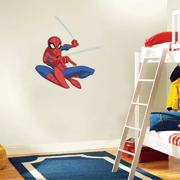 Spider Man Cartoon Wall Decor Sticker Phone Decal Water Bottle Stickers ...