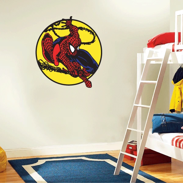 Spider Man Cartoon Wall Decor Sticker Phone Decal Water Bottle Stickers ...