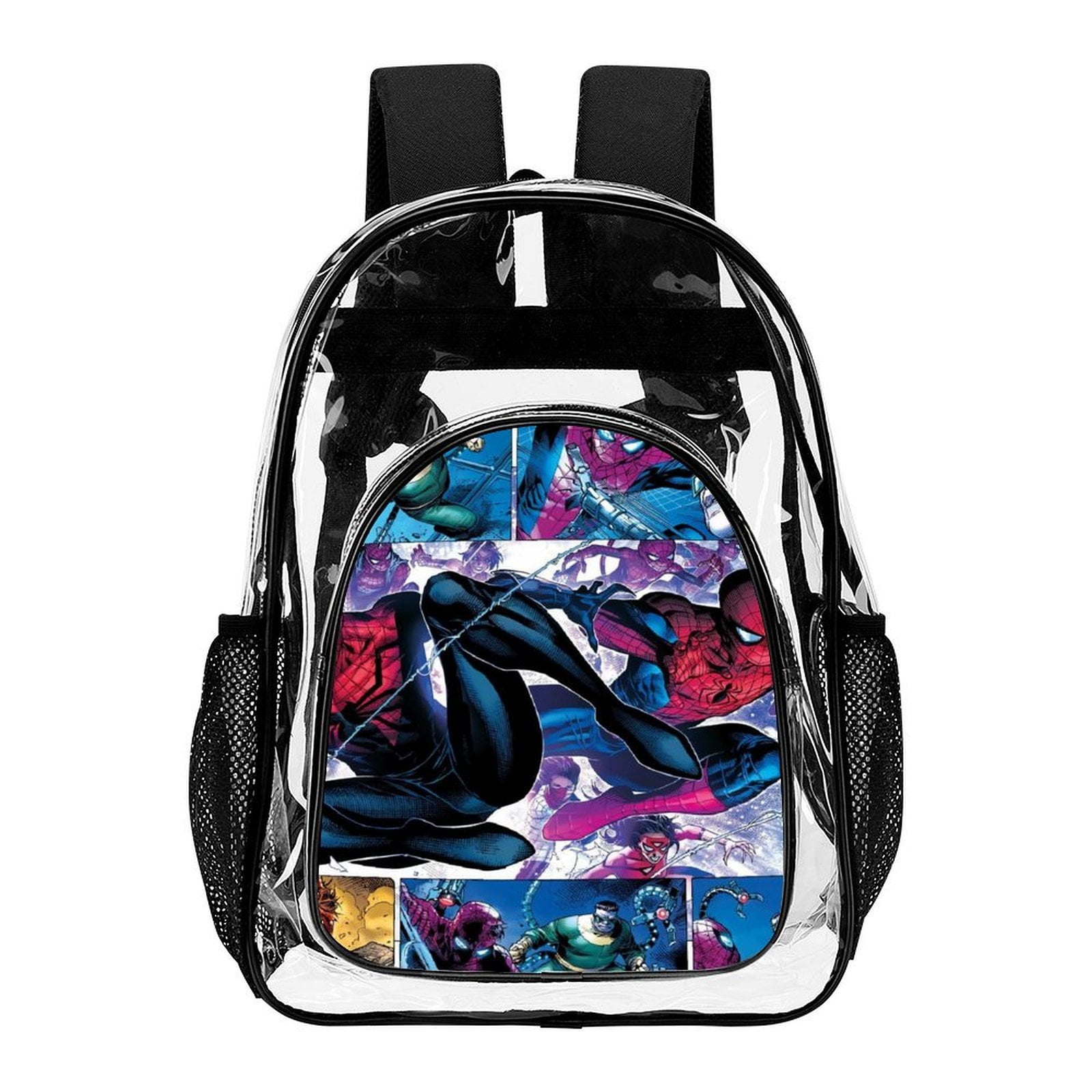 Spider-Man - The Clone Conspiracy Clear Backpack Transparent Heavy Duty ...