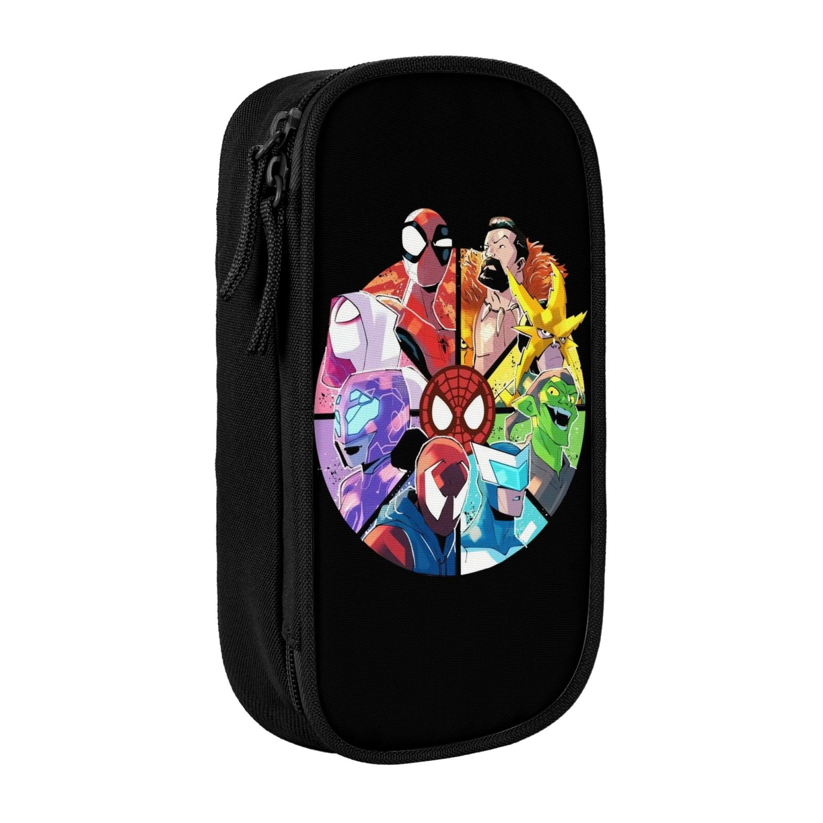 Spider Man Color Wheel Challenge Double Layer Large Capacity Pencil Bag ...