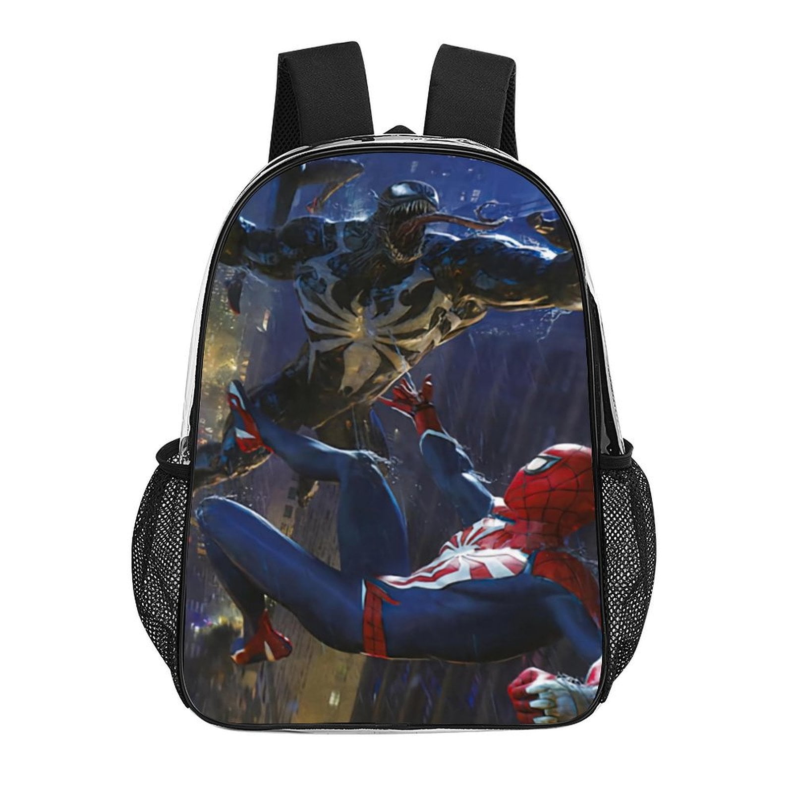 Spider-Man Comic Poster Spidey Vs Venom 17 Inch Clear Backpack Large ...