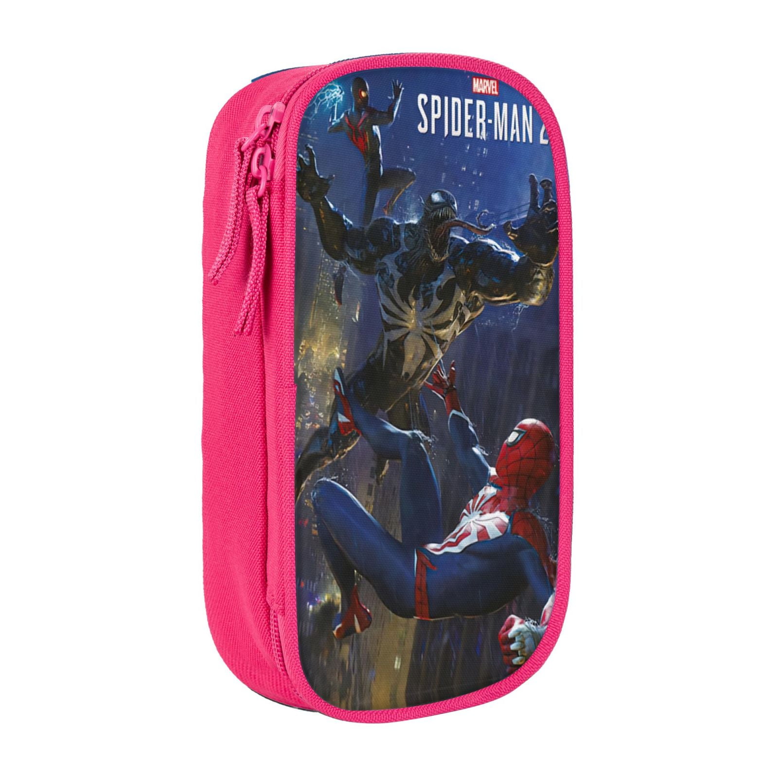 Spider-Man Comic Poster Spidey Vs Venom Pencil Case,Big Capacity Pencil Pouch Stationery Pen Bag ...