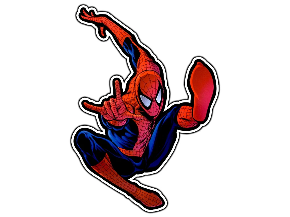 Spider-Man Comic Style #1 Sticker Cartoon Sticker, Phone Decal Water ...