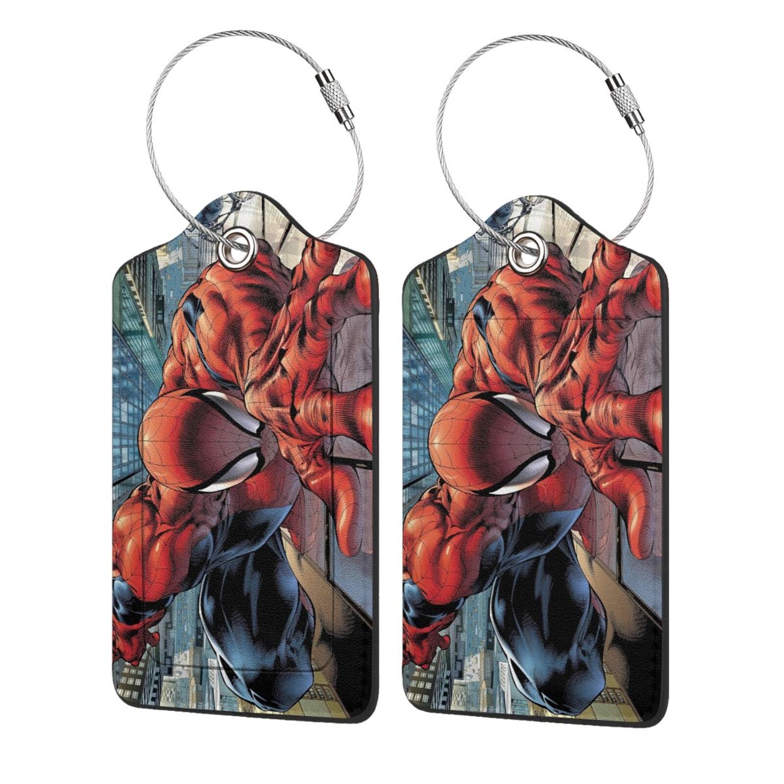 Spider-Man Crawler Luggage Tags for Suitcases Travel ID Identification ...