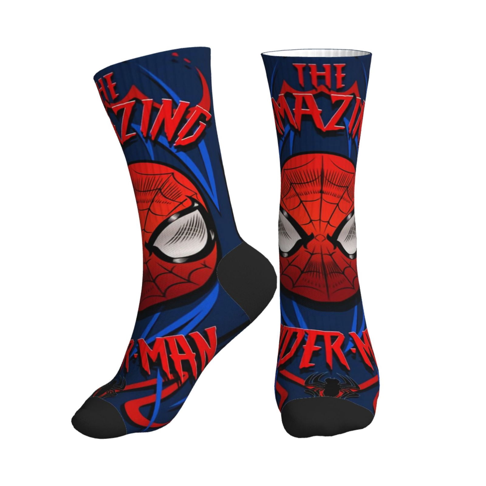 Spider-Man Crew Socks, Funky Silky Comfort Socks For Men Women Teens ...