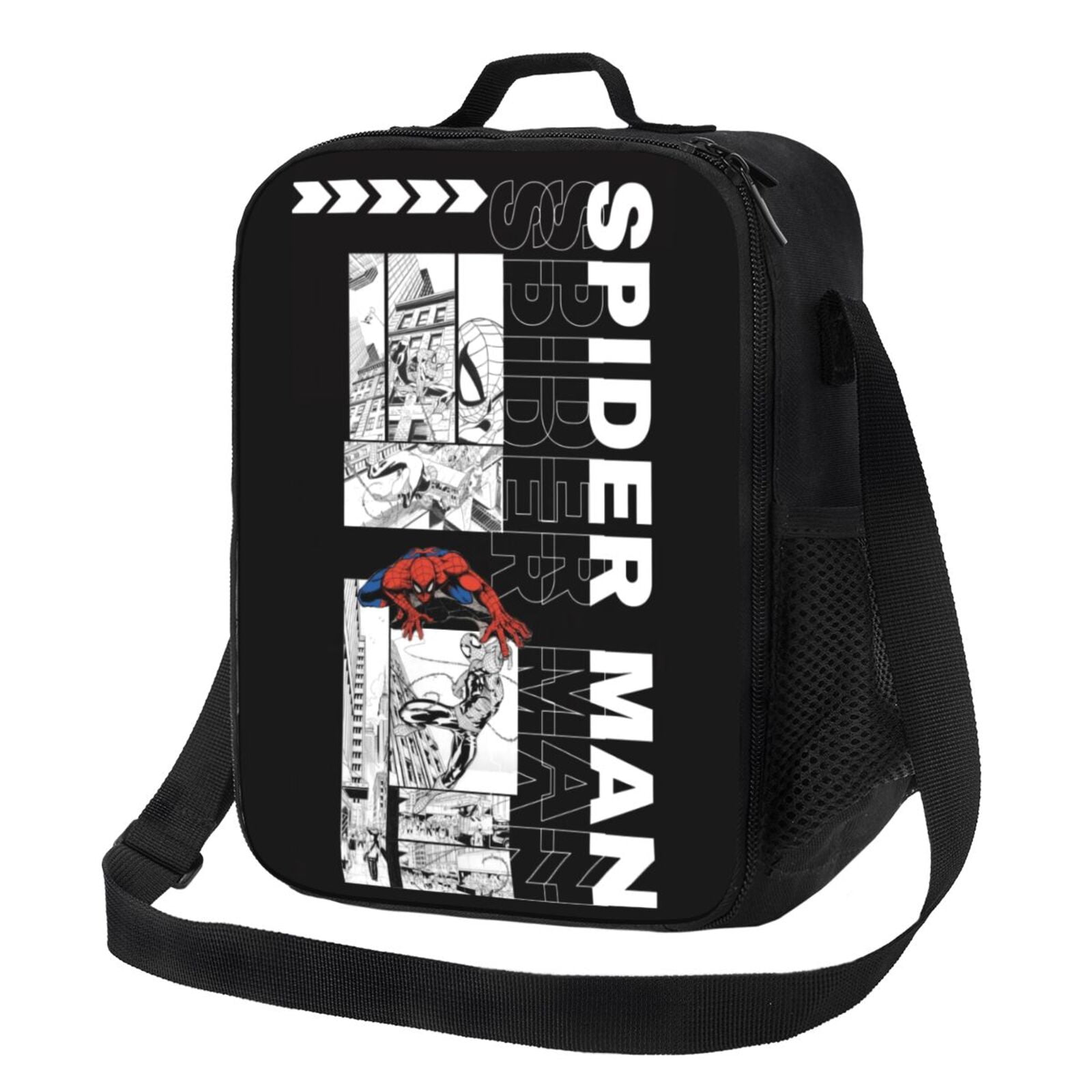 Spider-Man Crossbody Lunch Bag Portable Leakproof Reusable Insulated ...