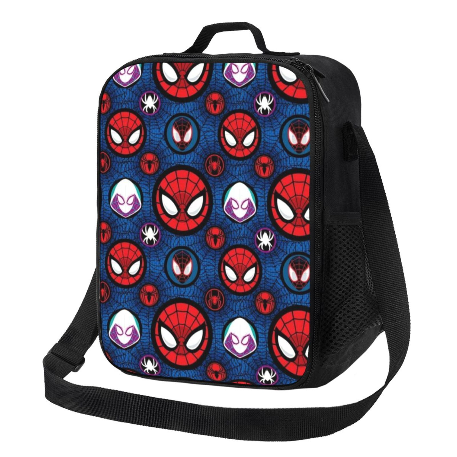 Spider-Man Crossbody Lunch Bag Portable Leakproof Reusable Insulated ...