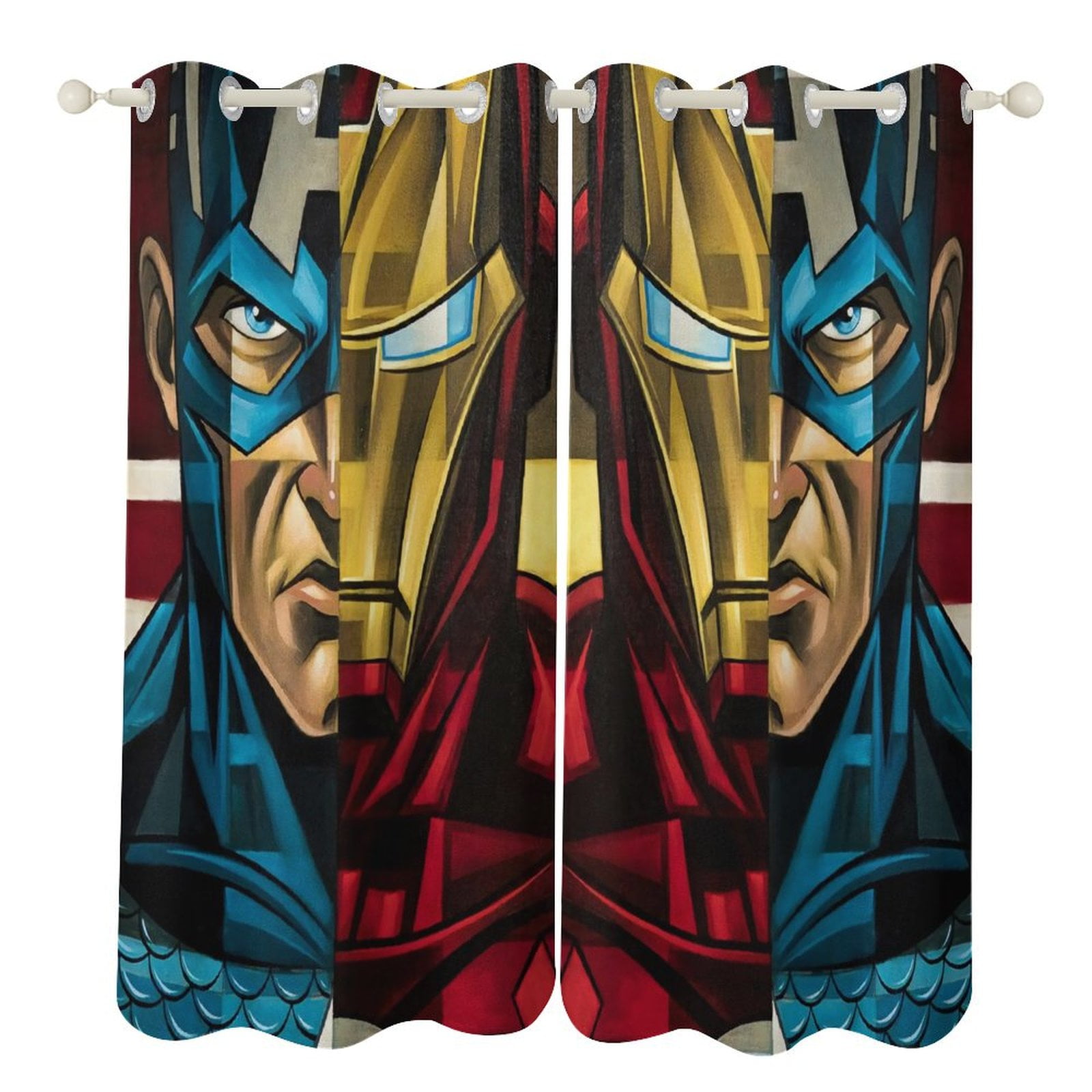 Spider-Man Curtains 72 Inch,Blackout Curtains,Cartoon Curtains for ...