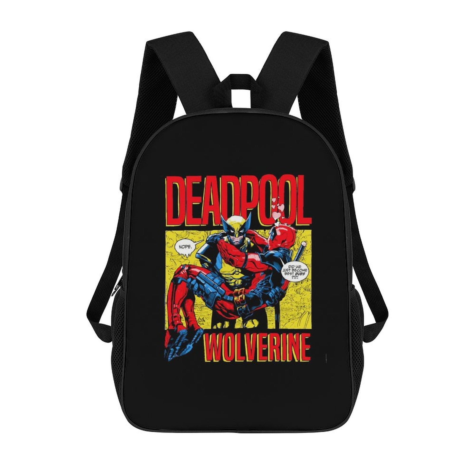 Spider-Man DEADPOOL NOPE.WOLVERINE Backpack Travel Bag for Men & Women ...