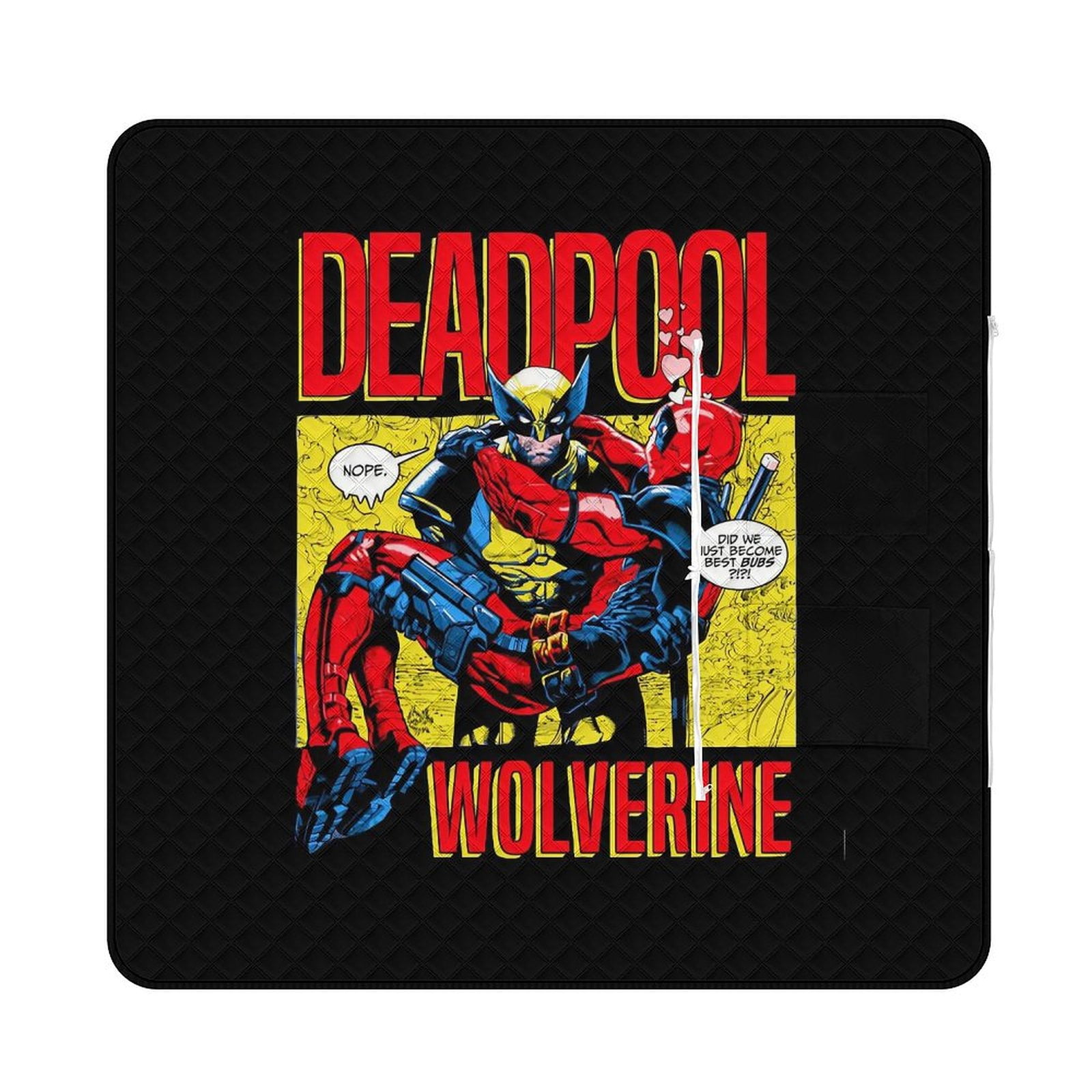 Spider-Man DEADPOOL NOPE.WOLVERINE Picnic Blankets Outdoor Blanket,59 ...